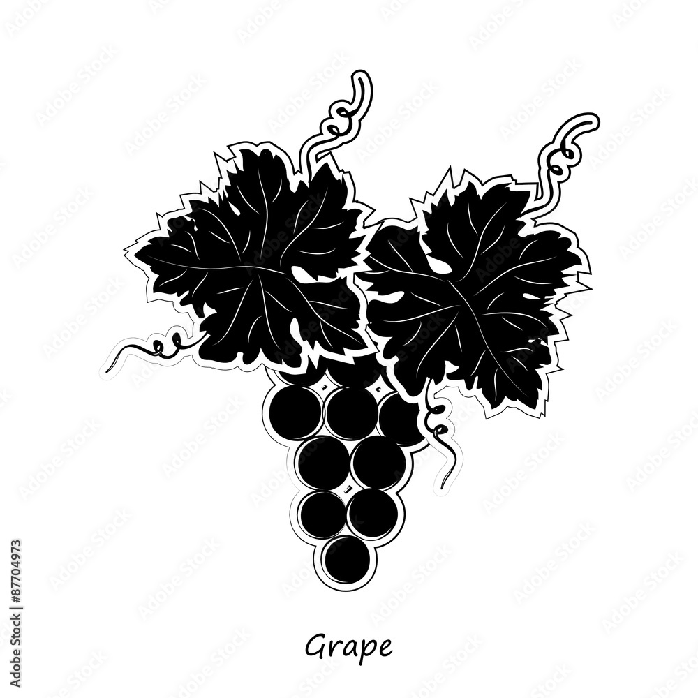 Grape Silhouette