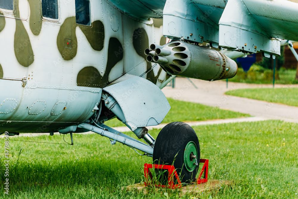 Russian Soviet multi-purpose transport helicopter Mi-24 Stock Photo | Adobe Stock