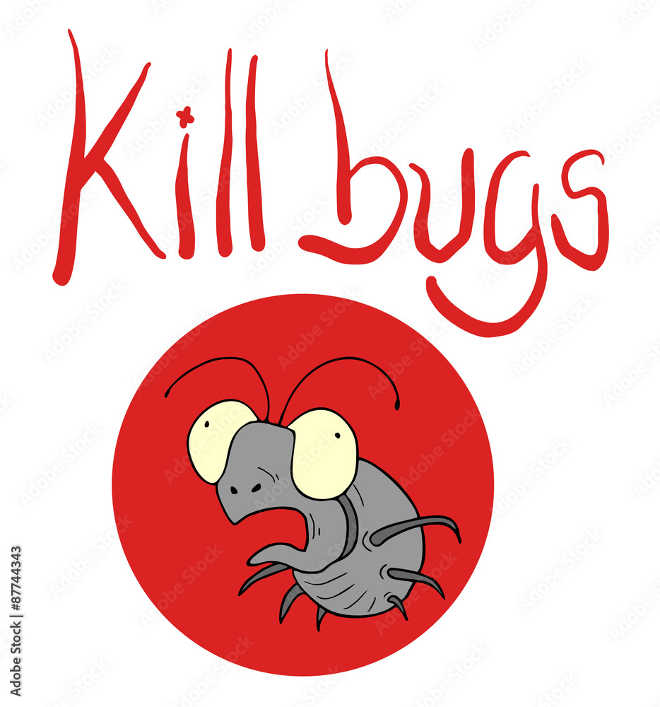 kill bugs icon Stock-Vektorgrafik | Adobe Stock