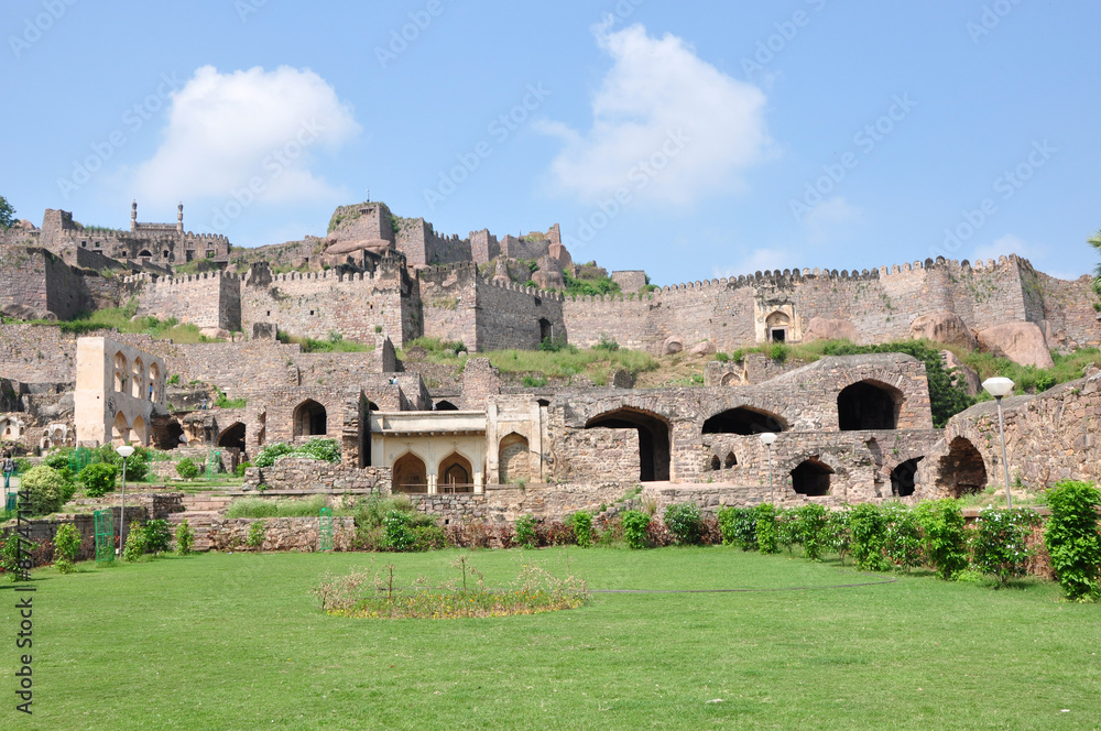 Golconda Fort in Hyderabad, India. Stock Photo | Adobe Stock