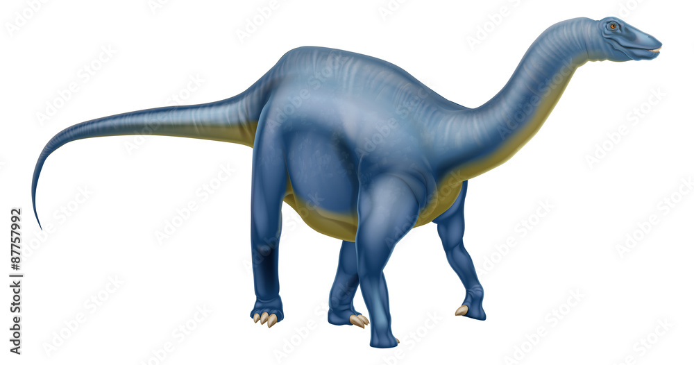 Diplodocus dinosaur Stock Vector | Adobe Stock
