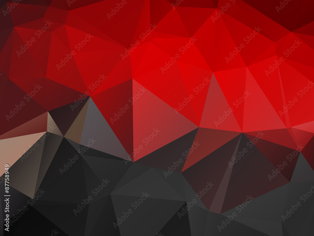 Red Background Triangular Stock Vector | Adobe Stock