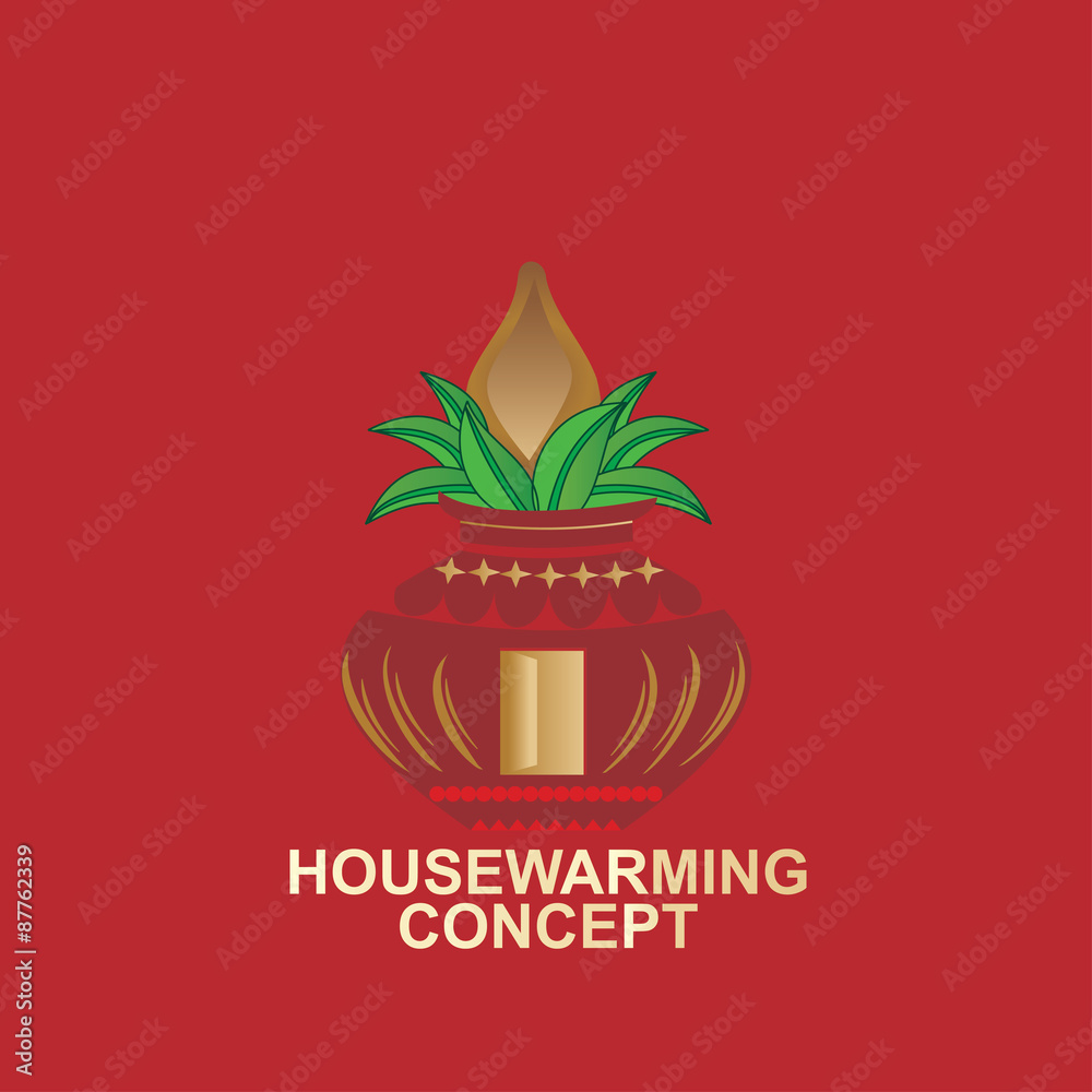 housewarming concept vector illustration Stock Vector | Adobe Stock