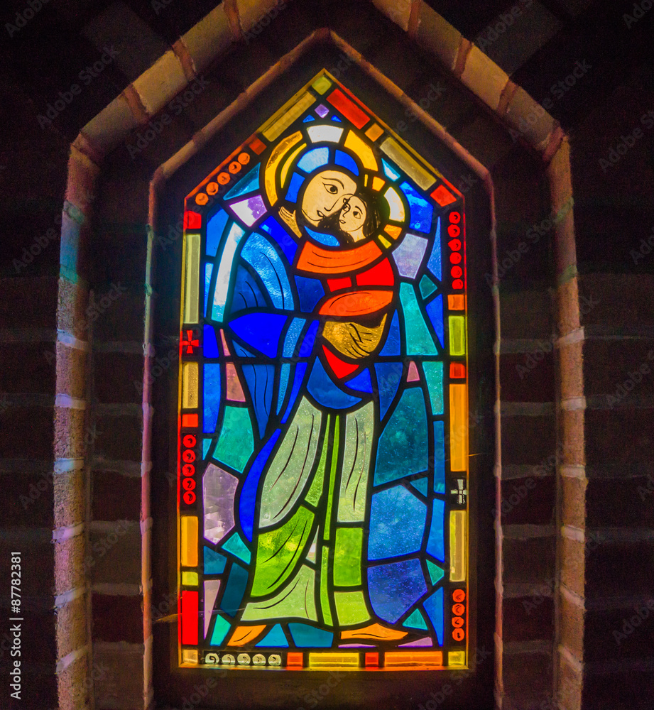 Prayer Stained Glass