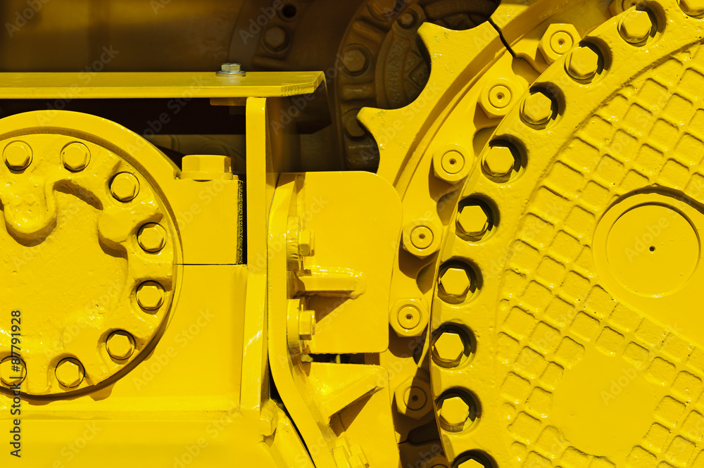 Caterpillar drive gear, bulldozer sprocket mechanism, large ...