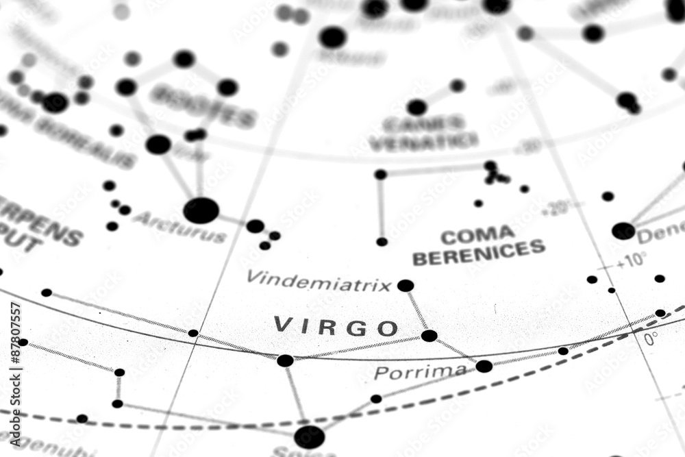 Virgo Star Map