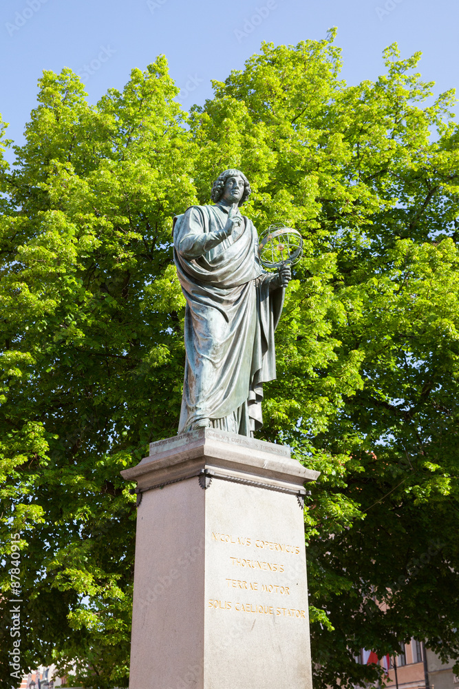Copernicus Monument was erected in 1853 by a "monument committee" of ...