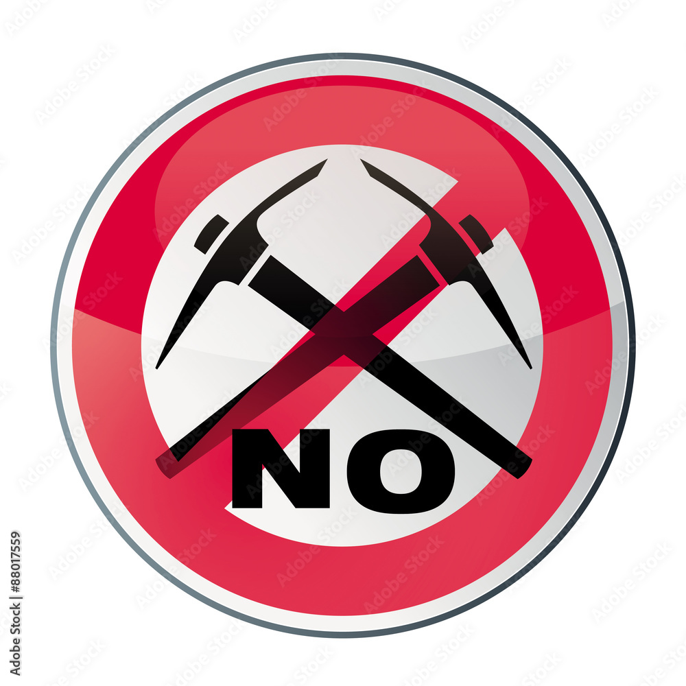 stop mine - non aux mines Stock Vector | Adobe Stock