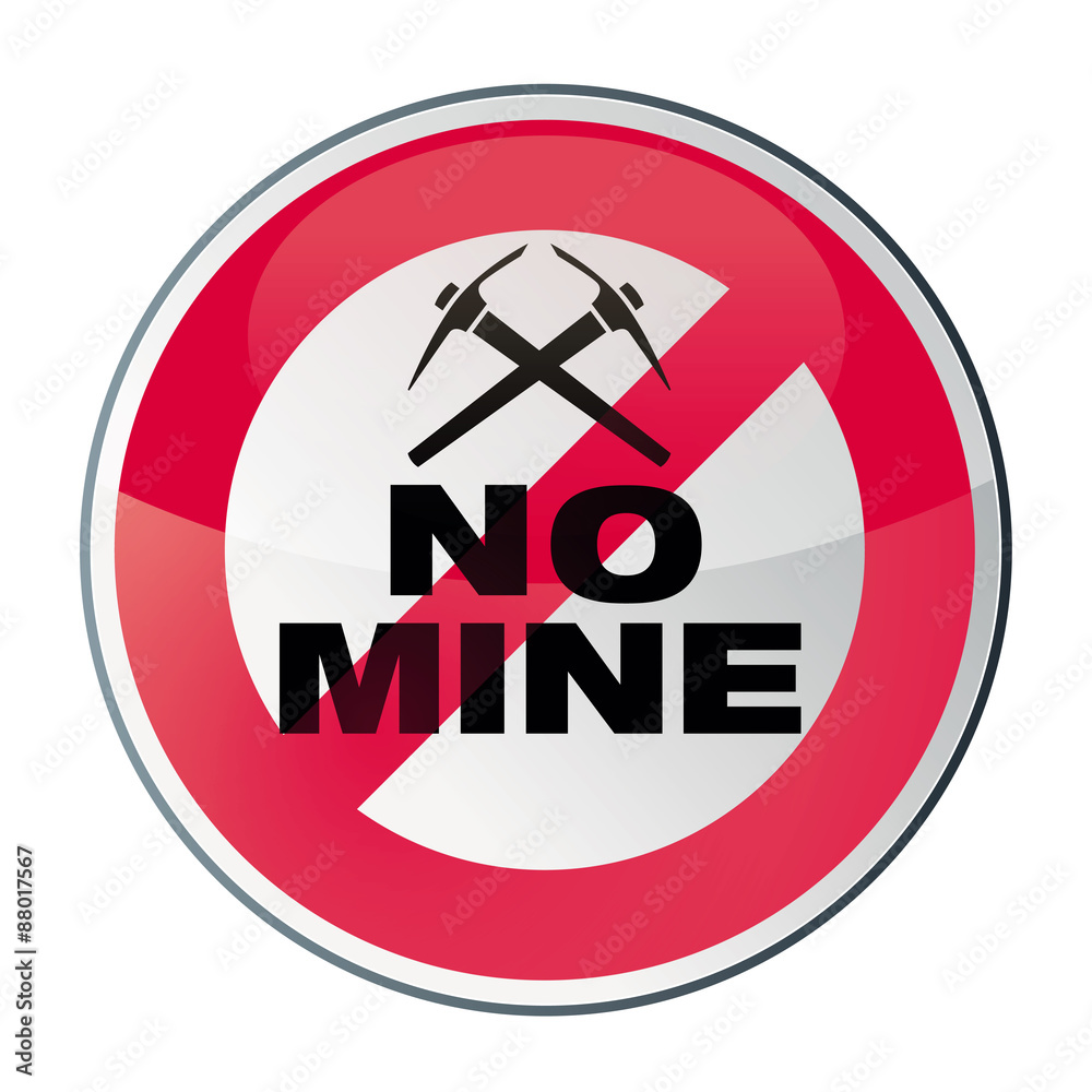 stop mine - non aux mines Stock Vector | Adobe Stock