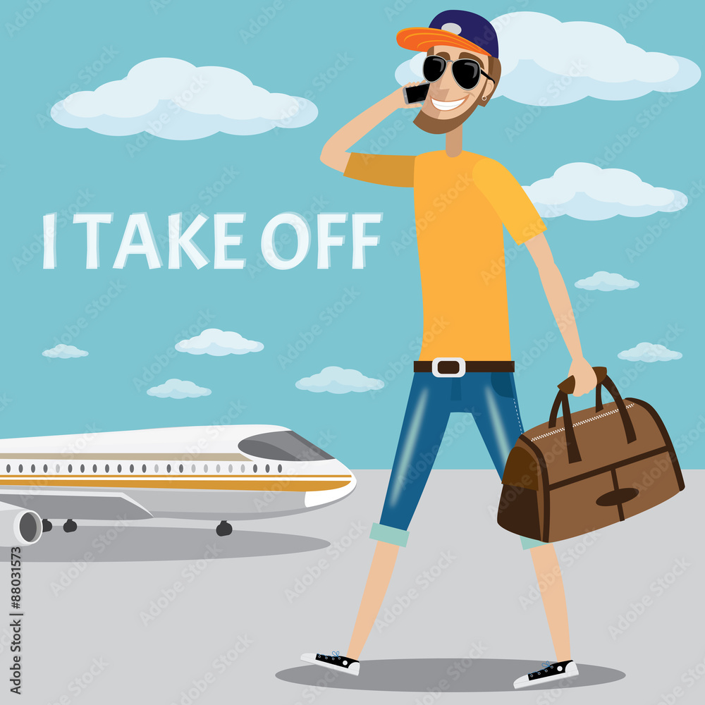 Take off vector de Stock | Adobe Stock