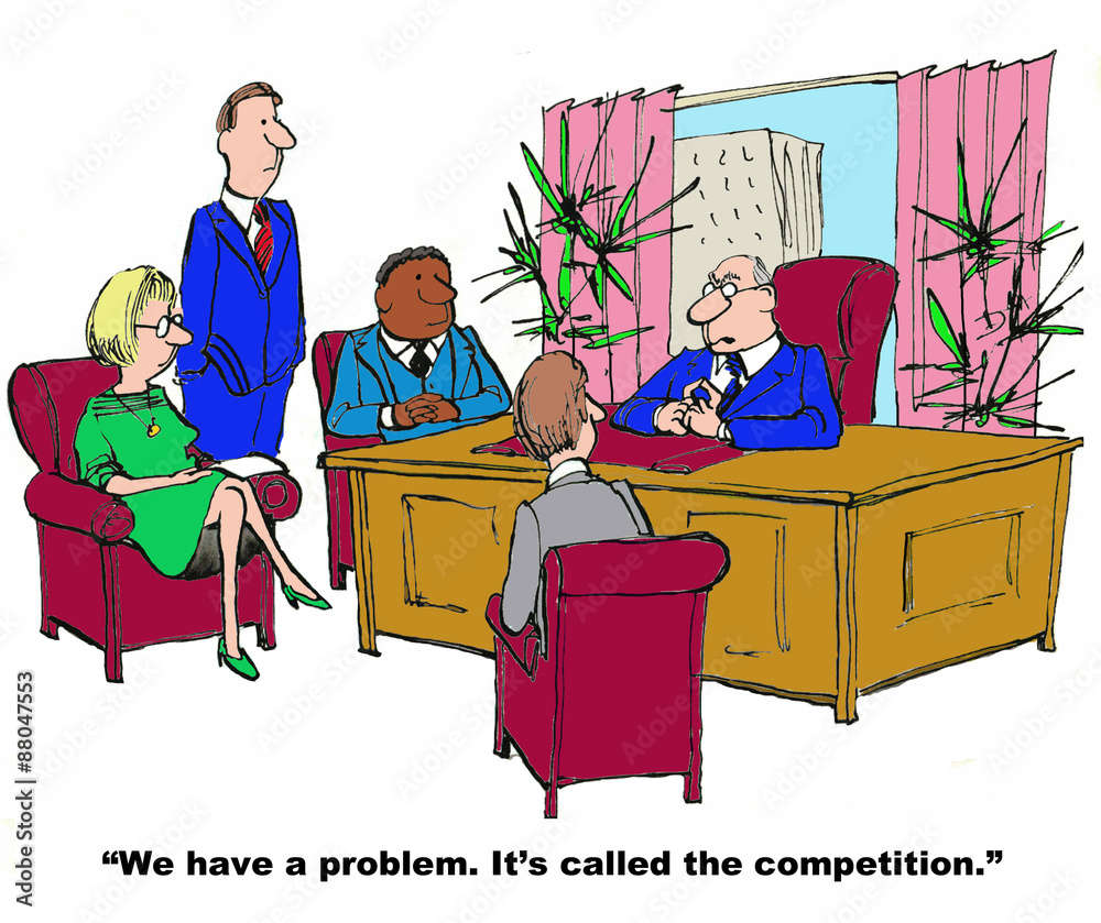 Meeting With Boss Cartoon