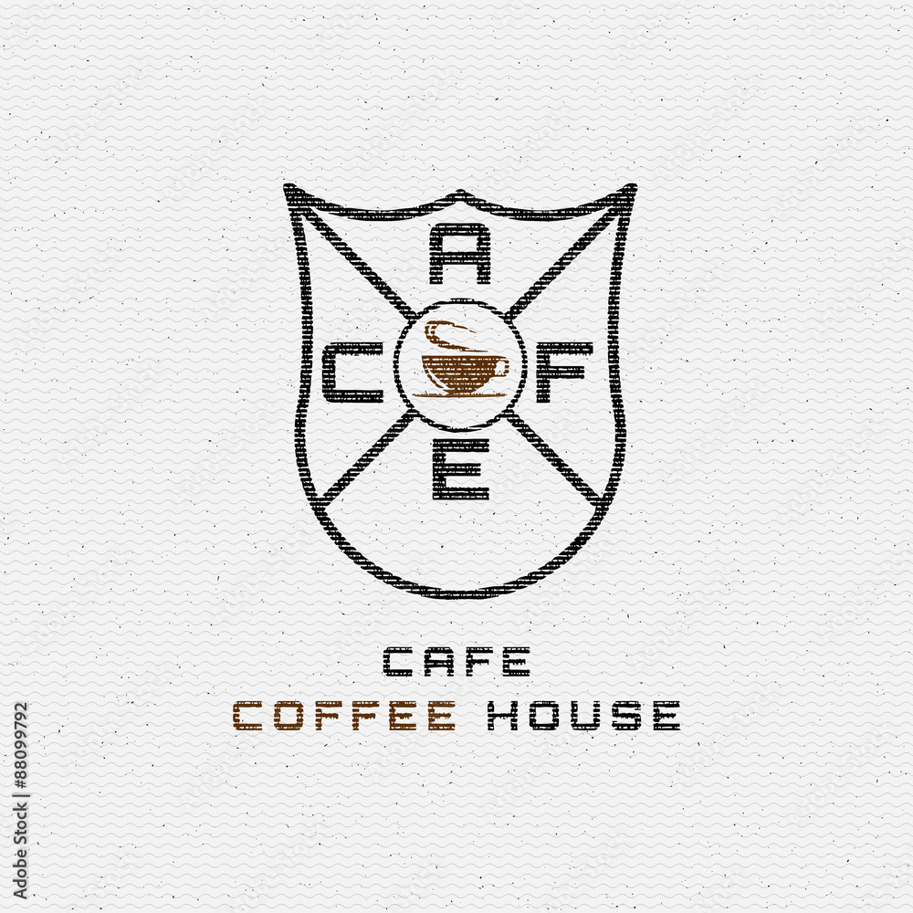 Cafe badges logos and labels for any use Stock Vector | Adobe Stock