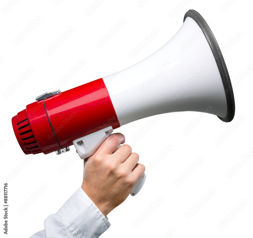 Megaphone, business, communication. Photos | Adobe Stock