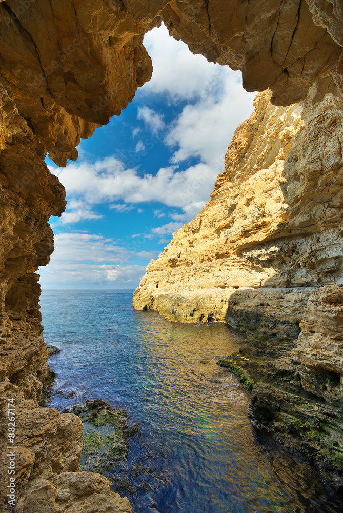 Inside of mainsail. Stock Photo | Adobe Stock