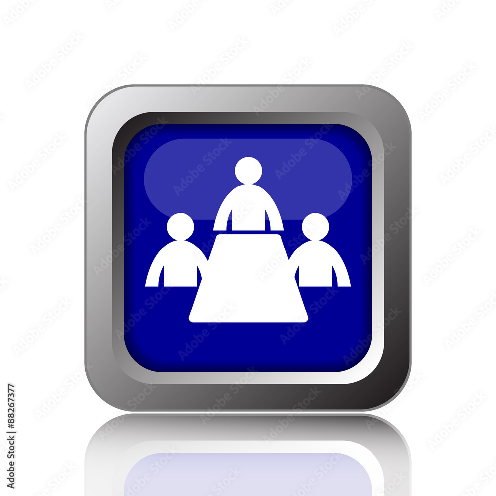 Meeting room icon Stock Illustration | Adobe Stock