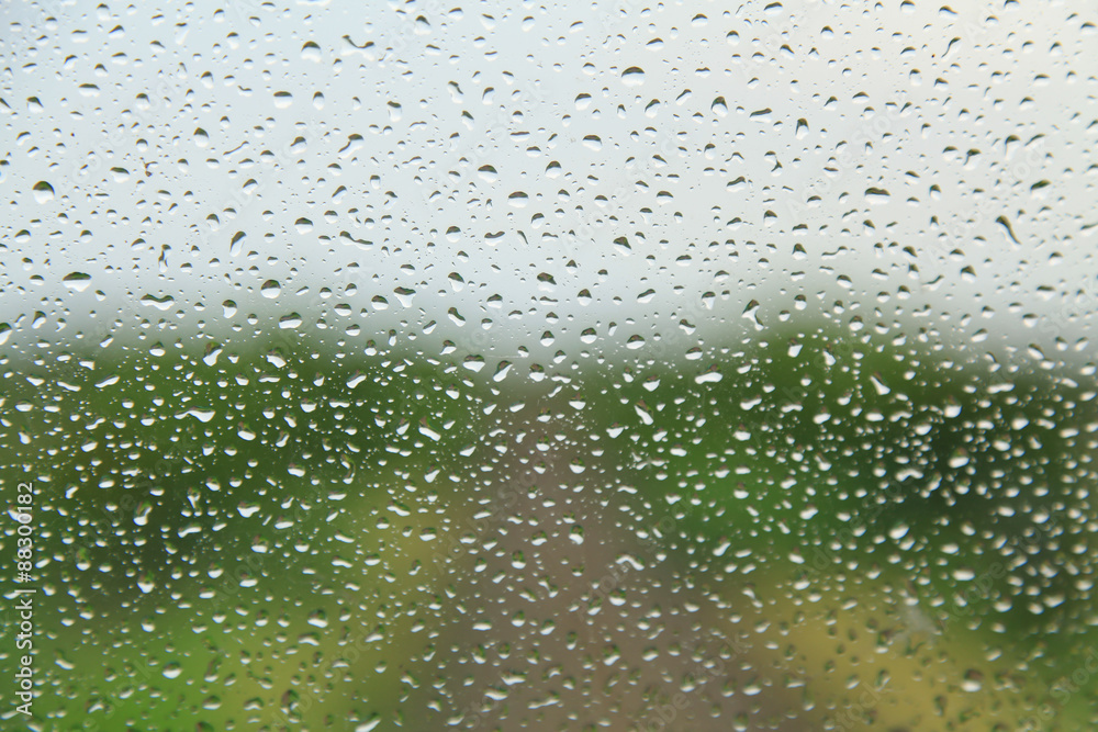 Condensation on glass Stock Photo | Adobe Stock
