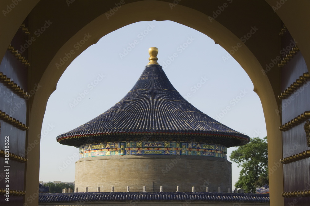 The Round Altar built in 1530 at The Temple of Heaven UNESCO World ...
