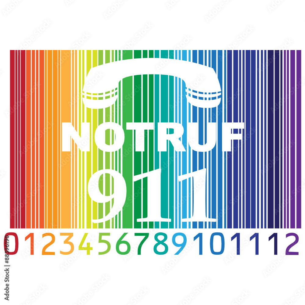 NOTRUF ICON Stock-Vektorgrafik | Adobe Stock