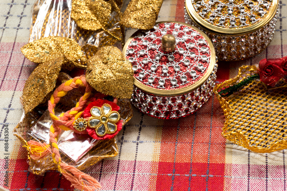 Collection of indian handicraft items Stock Photo | Adobe Stock