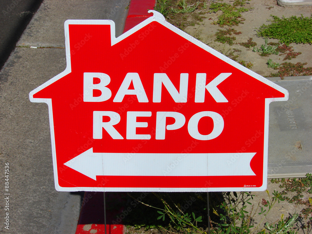 bank repo sign Stock Photo | Adobe Stock