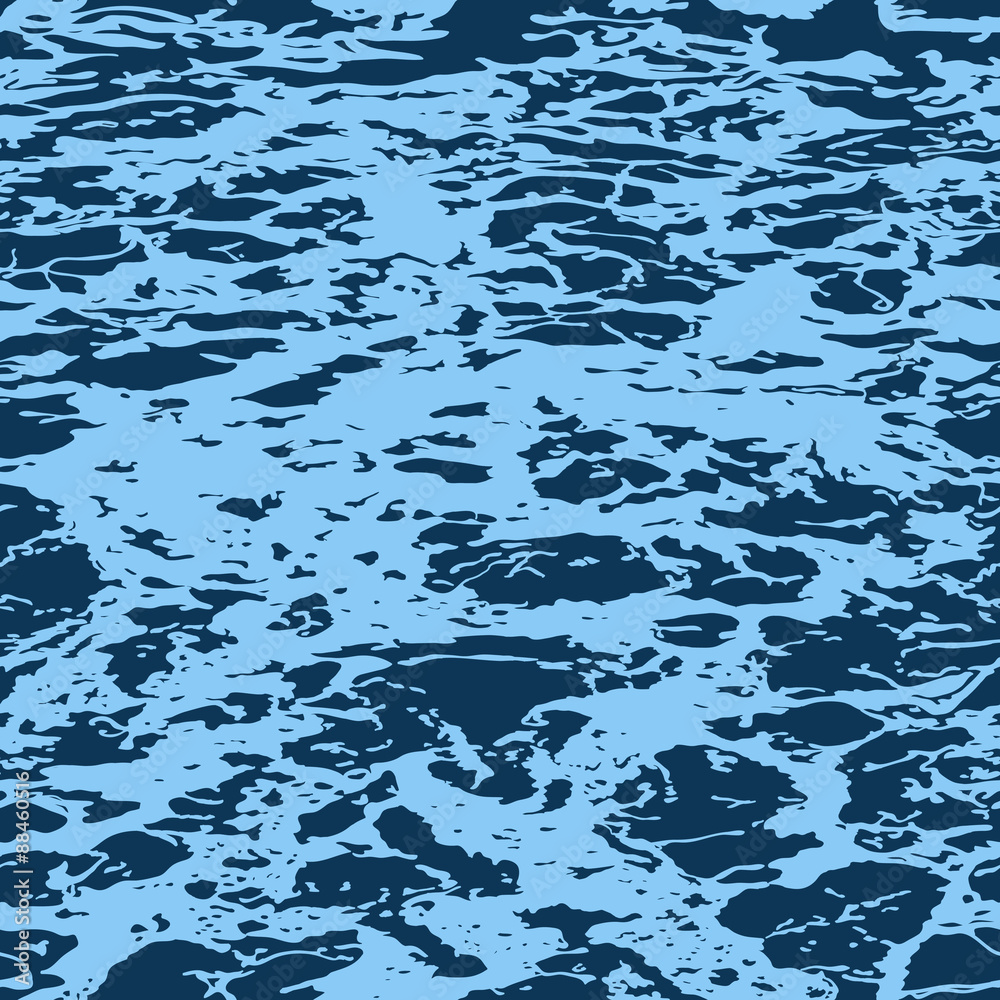 nature background. color sea waves seamless texture Stock Vector ...