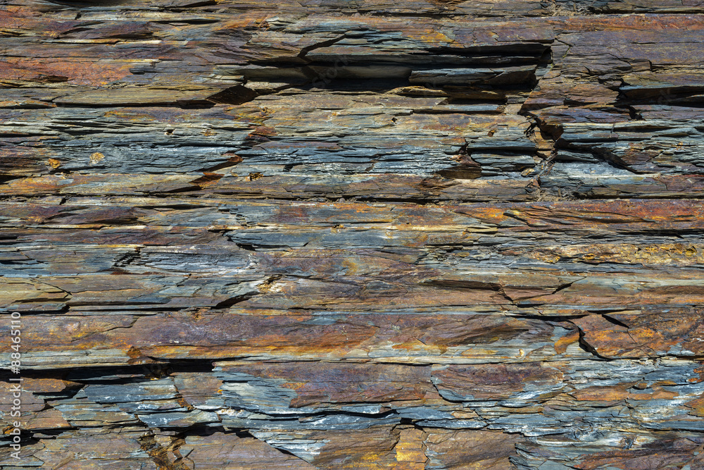 texture layers metamorphic rocks Stock Photo | Adobe Stock
