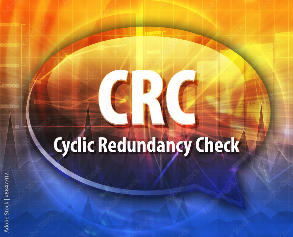 CRC acronym definition speech bubble illustration Stock Illustration ...