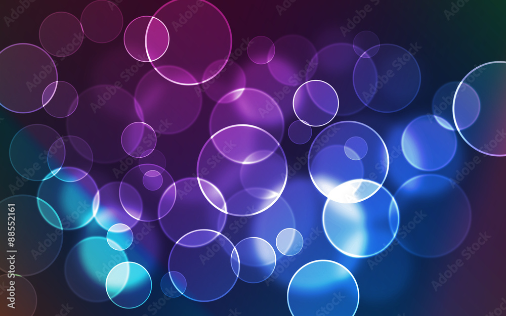 bubbles and circles vibrant colors background for designers Stock ...
