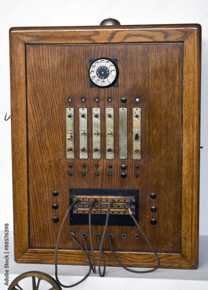 old telephone operator board Stock Photo | Adobe Stock