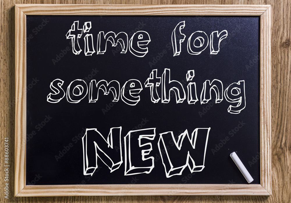 Time for Something NEW Stock Photo | Adobe Stock