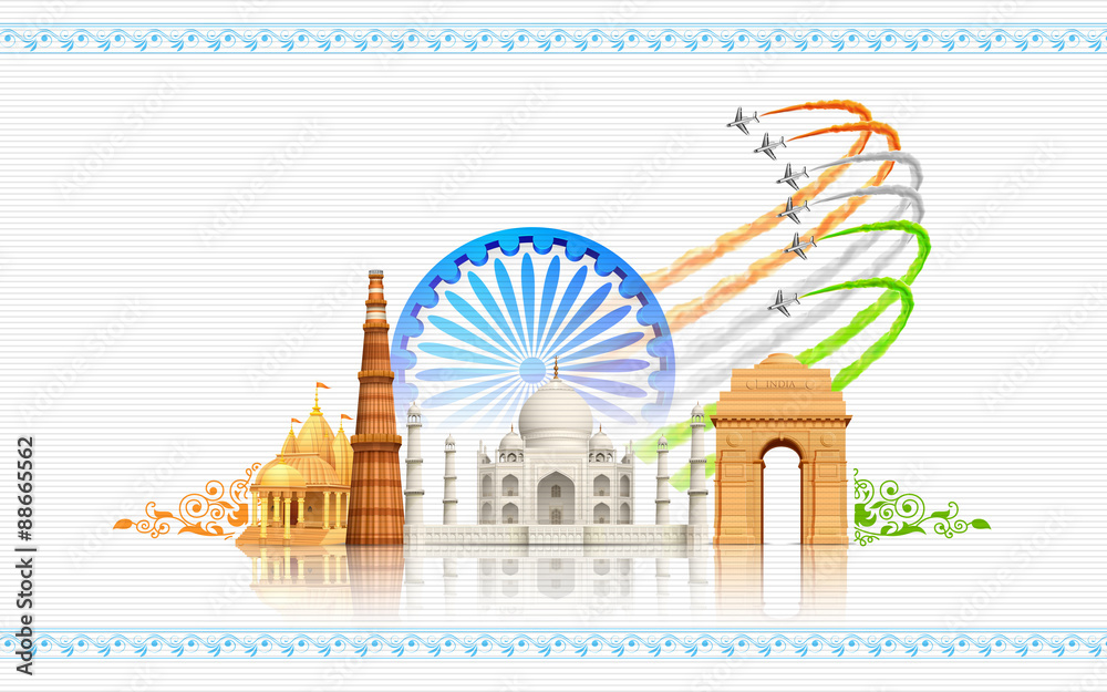 India Background Stock Vector | Adobe Stock