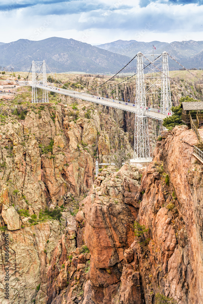 Royal Gorge Suspension Bridge Stock Photo | Adobe Stock