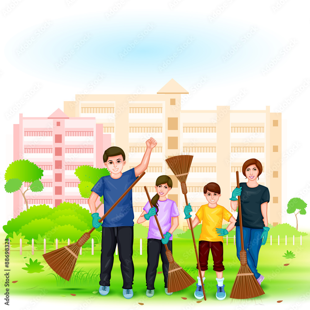 Go Green Go Clean Stock Vector | Adobe Stock