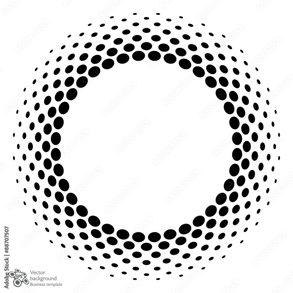 Vector Background #Oval Dot Circle Pattern Stock Vector | Adobe Stock