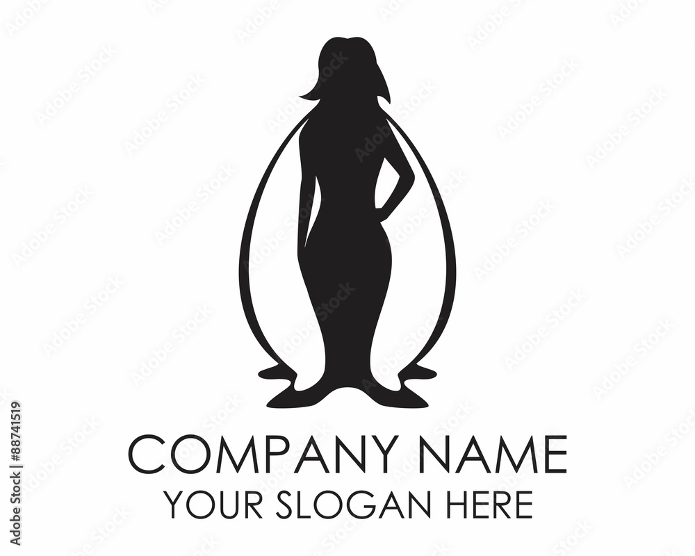 woman body silhouette vector Stock Vector | Adobe Stock