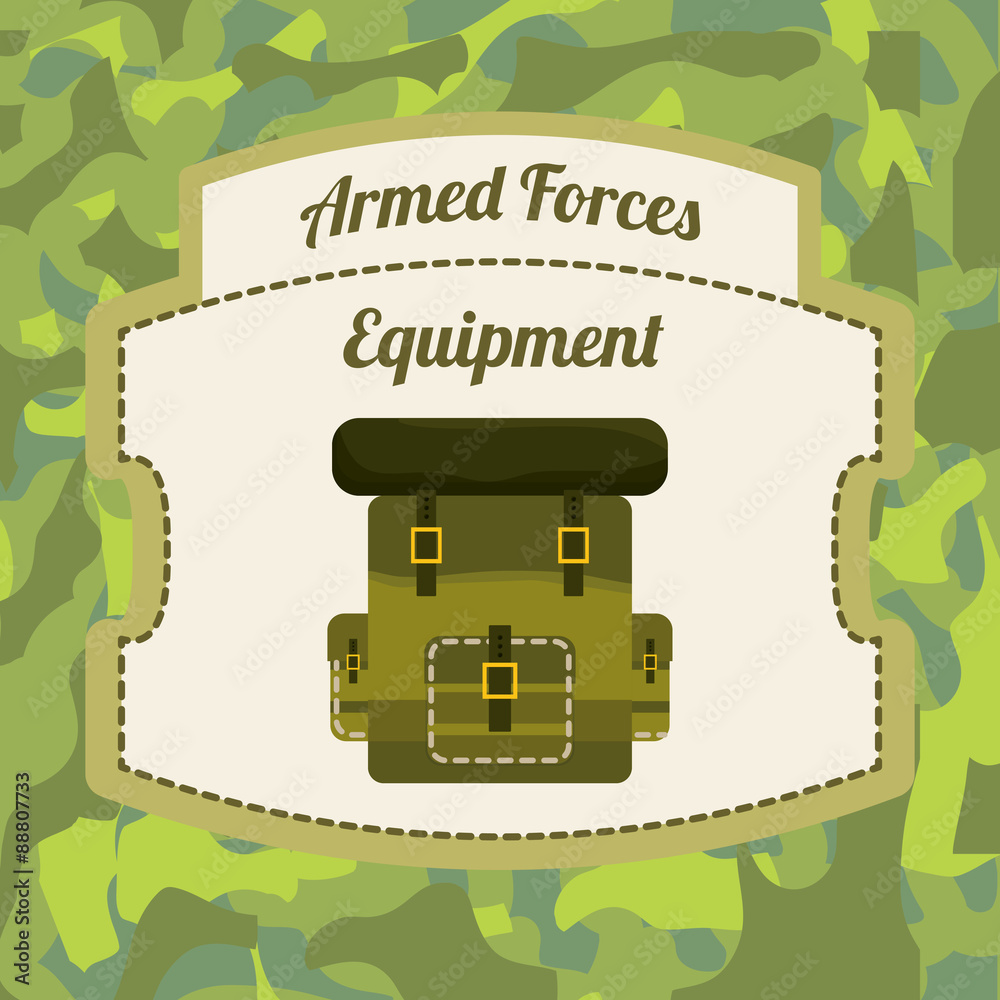 Military Armed Forces design Stock Vector | Adobe Stock