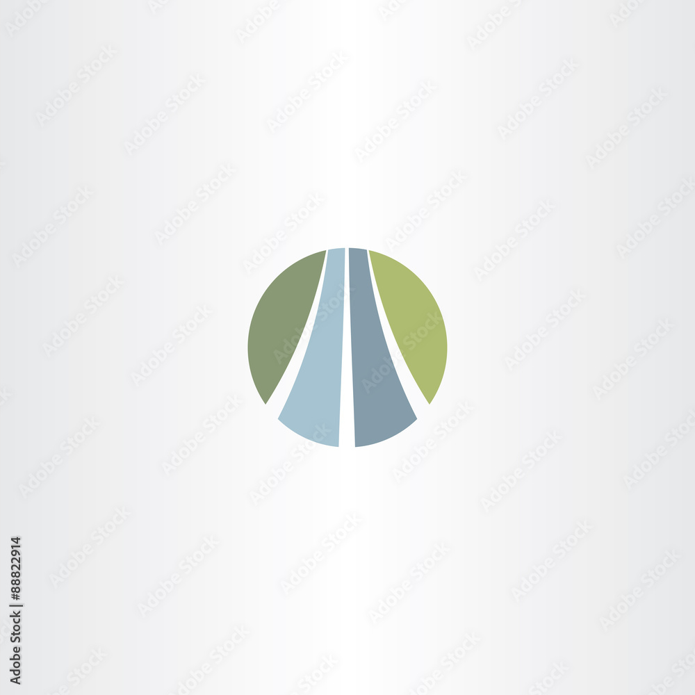 auto road icon highway logo vector Stock Vector | Adobe Stock