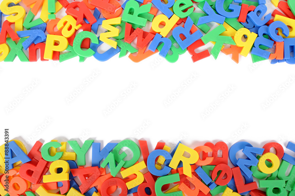 Letters of alphabet Stock Photo | Adobe Stock