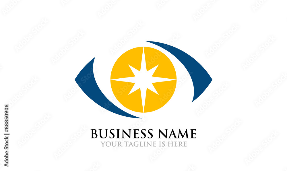 Star Vision Care Business Logo Stock Vector | Adobe Stock