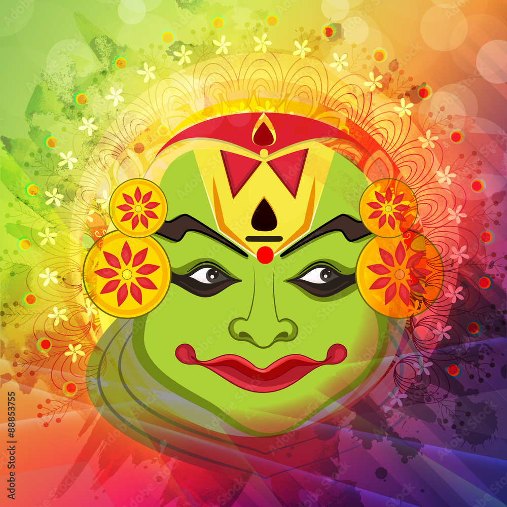 Kathakali Smiling Face