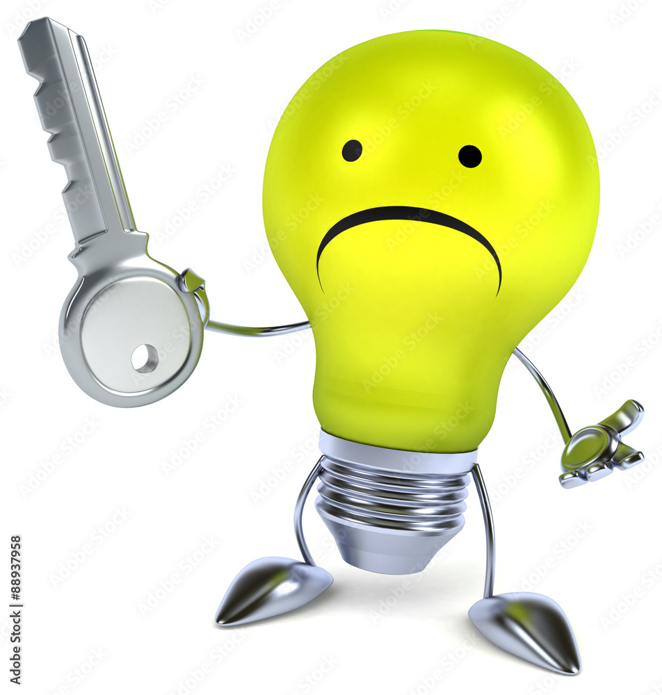 Fun light bulb Stock Illustration | Adobe Stock