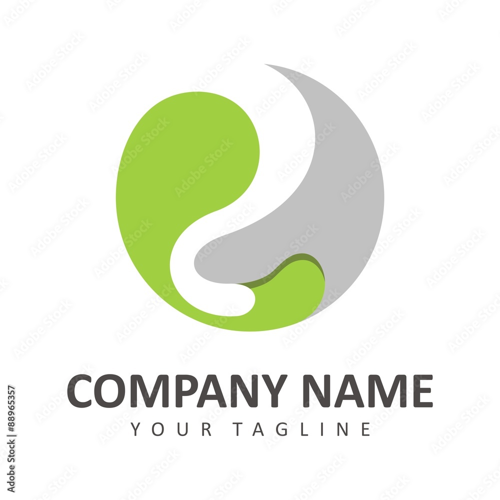 R Logo Green Color. R Logo. Letter R logo template. Simple and clean ...
