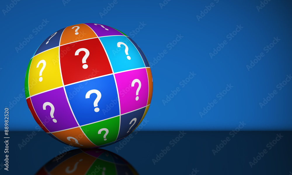 Question Mark Globe Stock Illustration | Adobe Stock