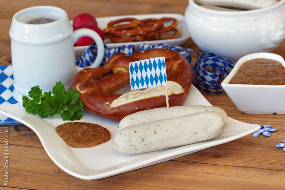 Bayrisches Frühstück Stock-Foto | Adobe Stock