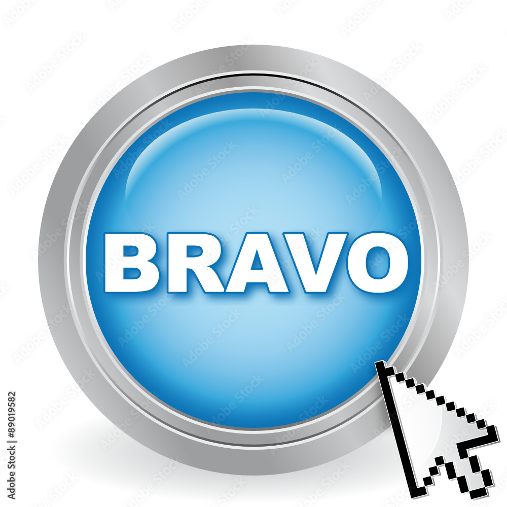 bravo icon Stock Vector | Adobe Stock