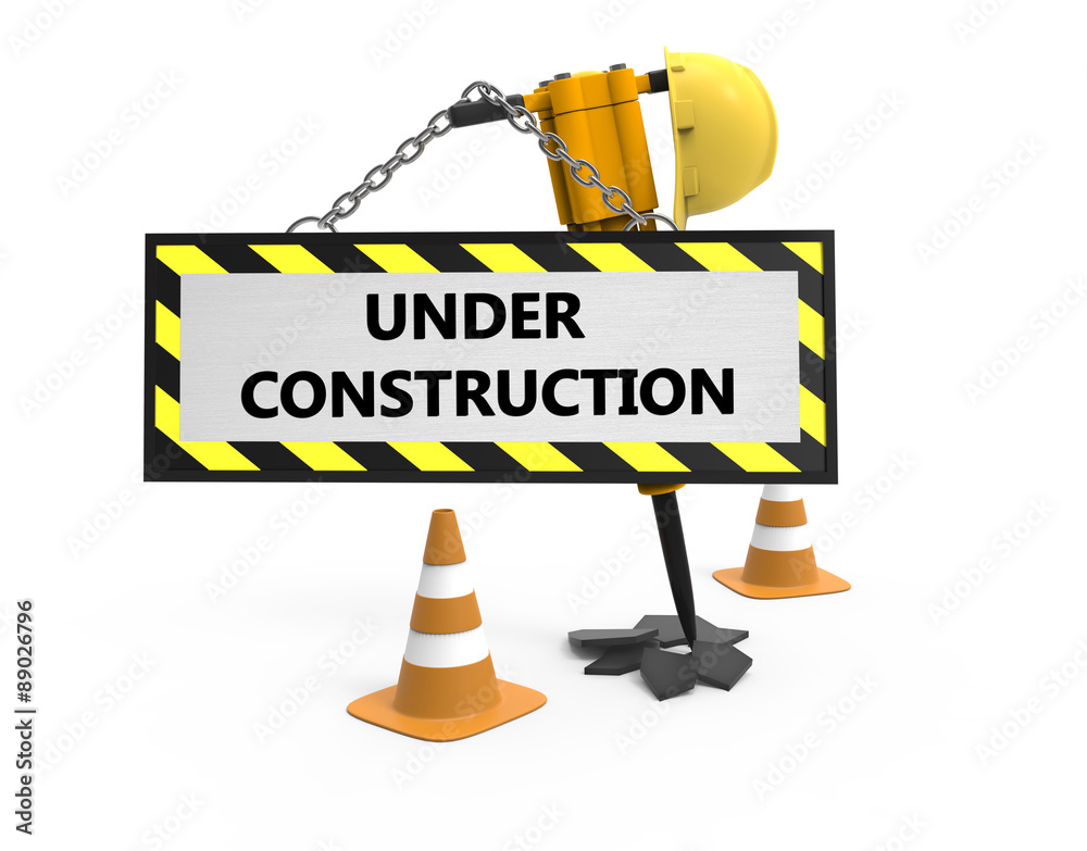 Under construction Stock Illustration | Adobe Stock