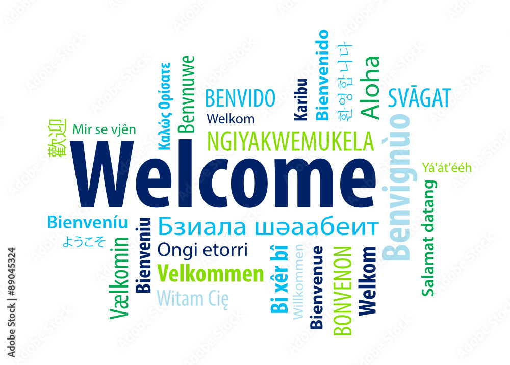 Welcome vector de Stock | Adobe Stock
