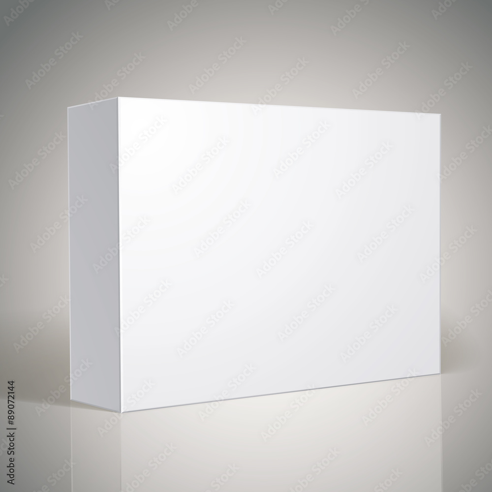 Package white box design, template for your package design, put Stock ...
