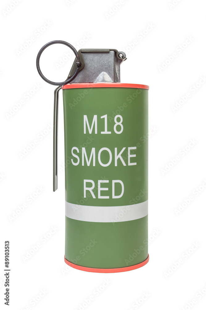 M18 Smoke Red explosive model, weapon army,standard timed fuze h Stock ...