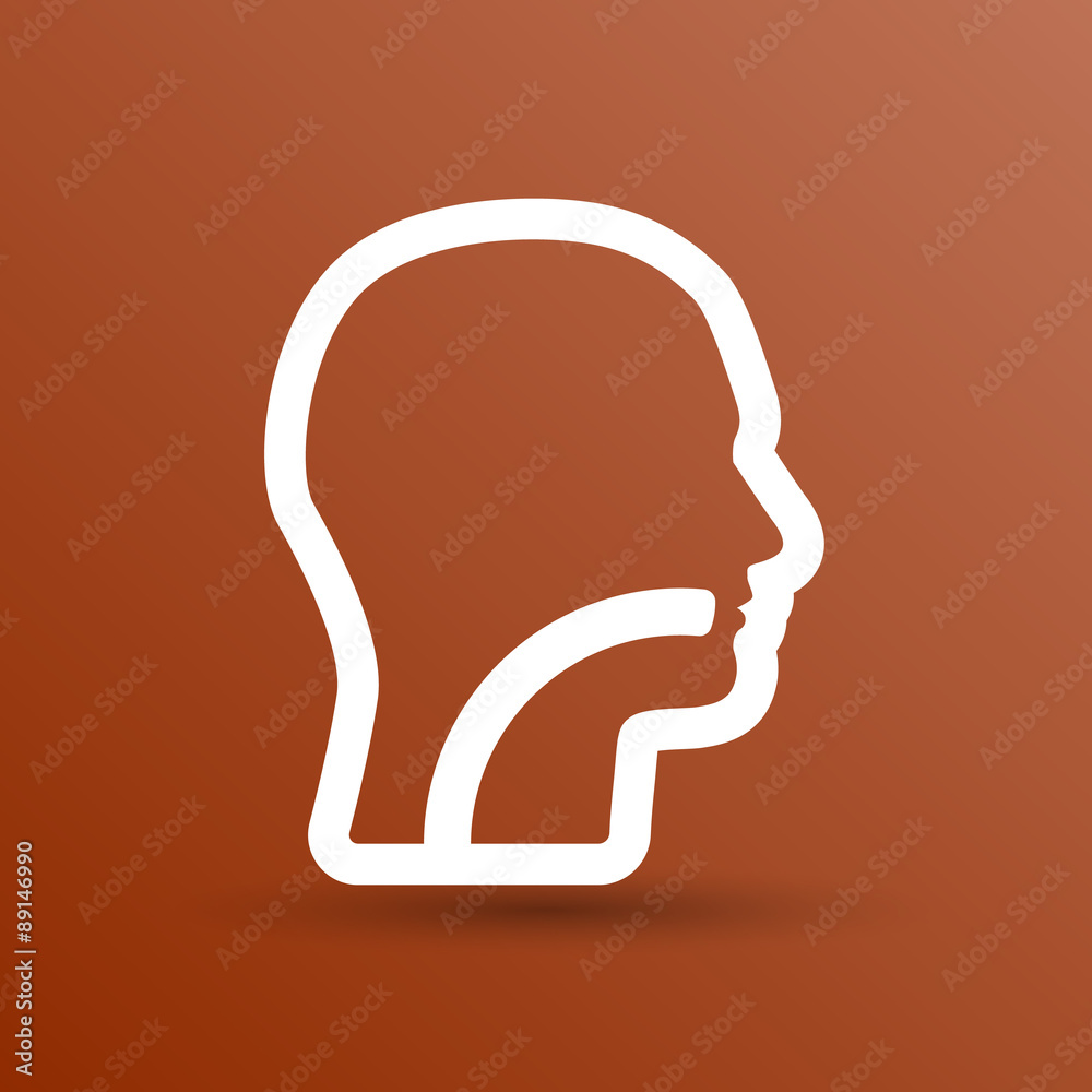 Ear, nose and throat symbol - vector illustration Stock Vector | Adobe ...